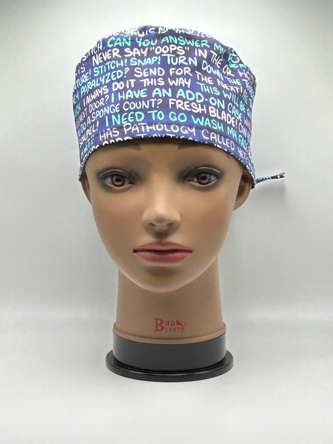 Unisex Scrub Hat-surgeon Sayings-blue-unisex or Euro Size-usa Made ...