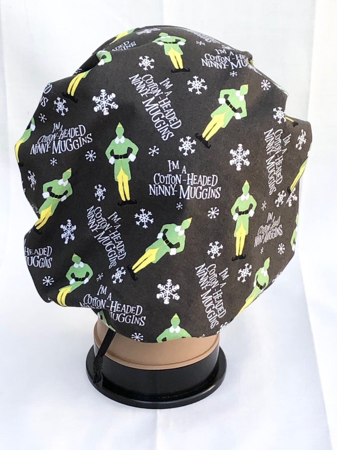 Bouffant Scrub Hat-elf-buddy the Elf-christmas-usa Made-scrub Caps ...
