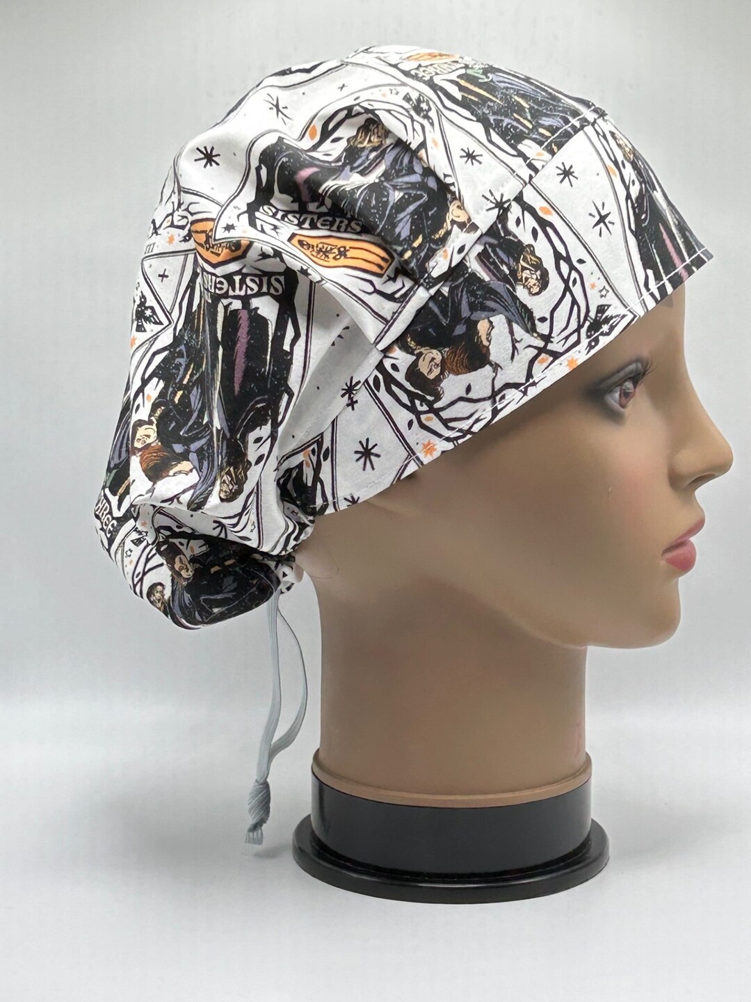 Bouffant Scrub Hat-halloween Disney Hocus Pocus Cards-scrub Hat ...