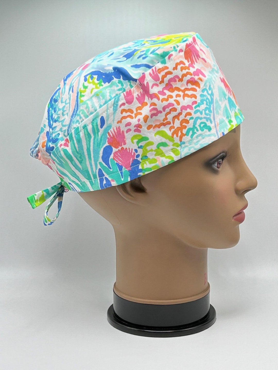 Unisex Scrub Hat-lilly Inspired Mermaids-regular & Euro-usa Made-scrub ...