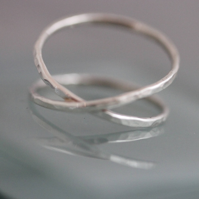 Criss Cross Ring - Etsy