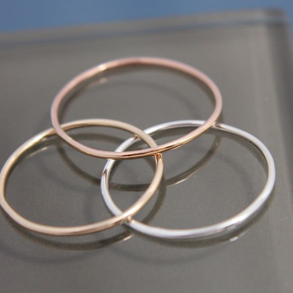 Tri Color Rings - Etsy