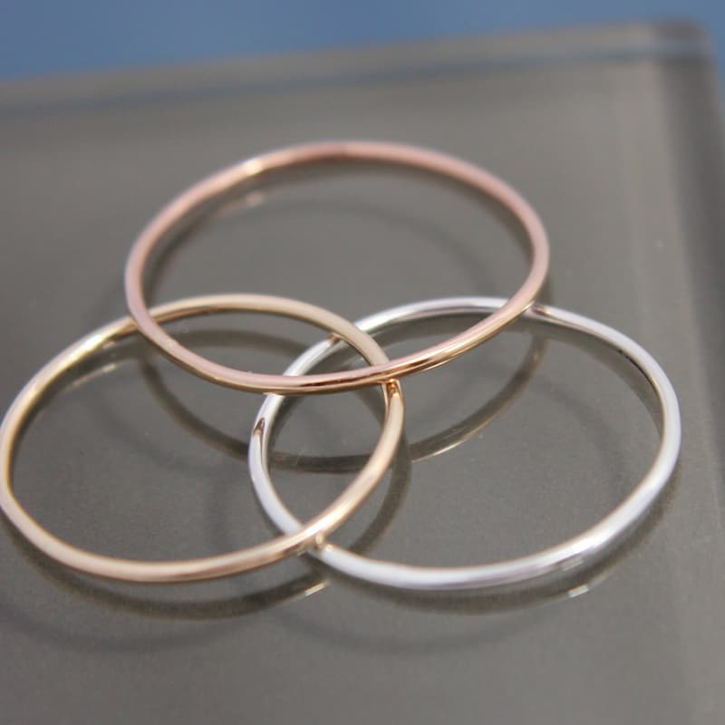 Tri Color Rings - Etsy
