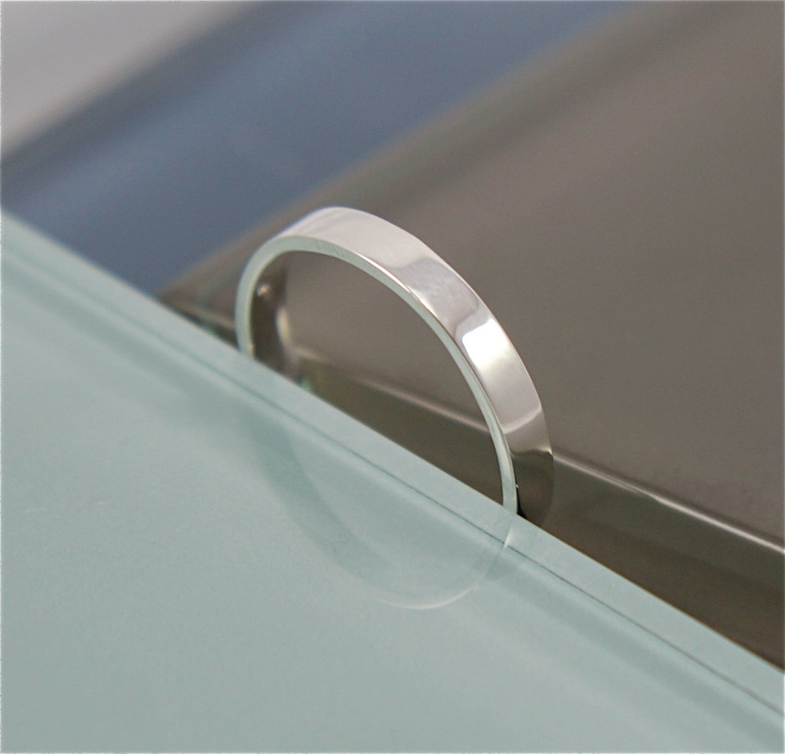 Right Angles Sterling Silver Rectangle 3mm Wide Basic Flat - Etsy