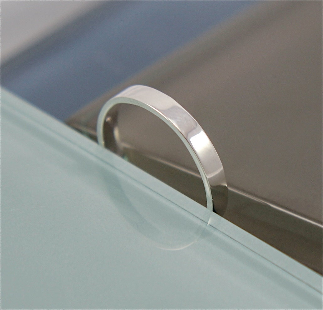 Right Angles Sterling Silver Rectangle 3mm Wide Basic Flat - Etsy