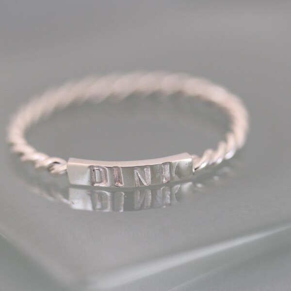 Word Ring - Etsy