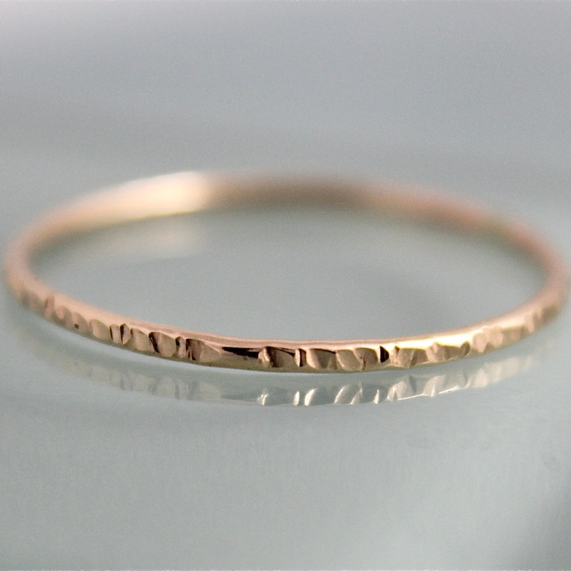 Rustic Gold Rings - Etsy