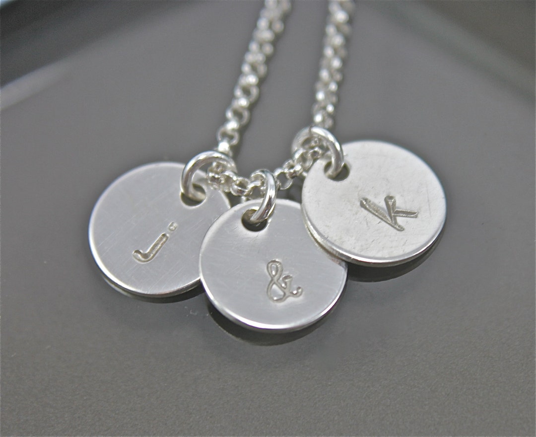 Personalized Monogram Initial Sterling Silver CHARM ONLY - Etsy