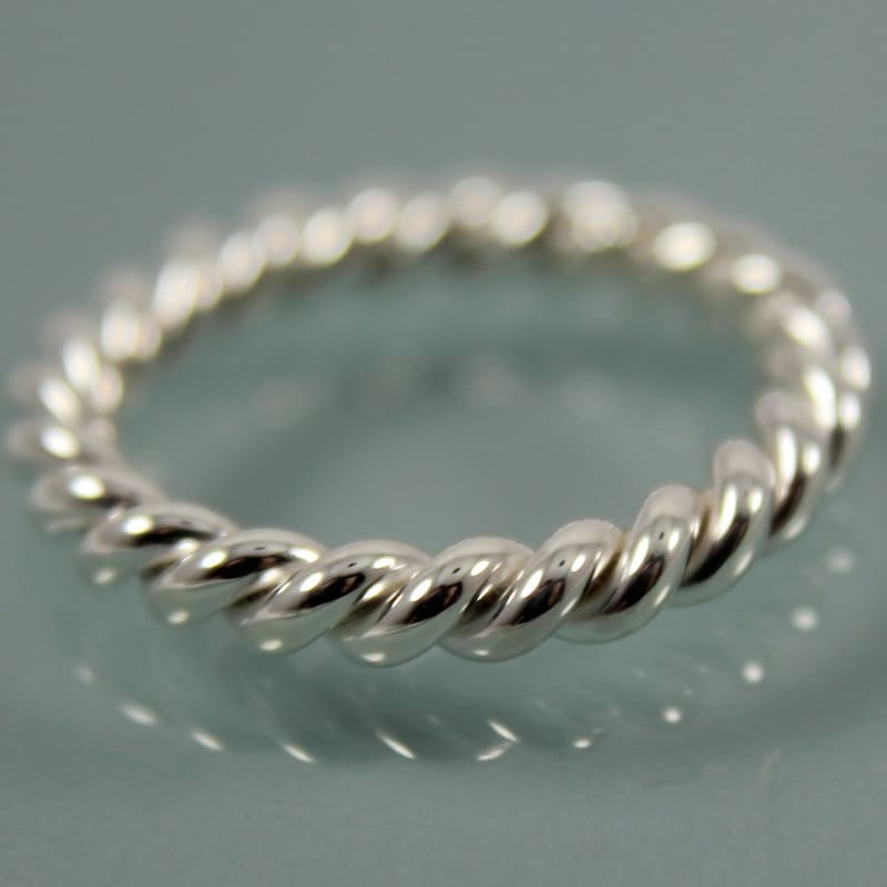 Rope Engagement Ring - Etsy