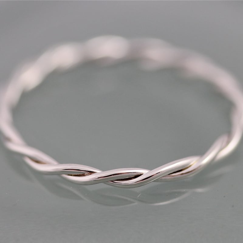 Silver Twisted Ring - Etsy