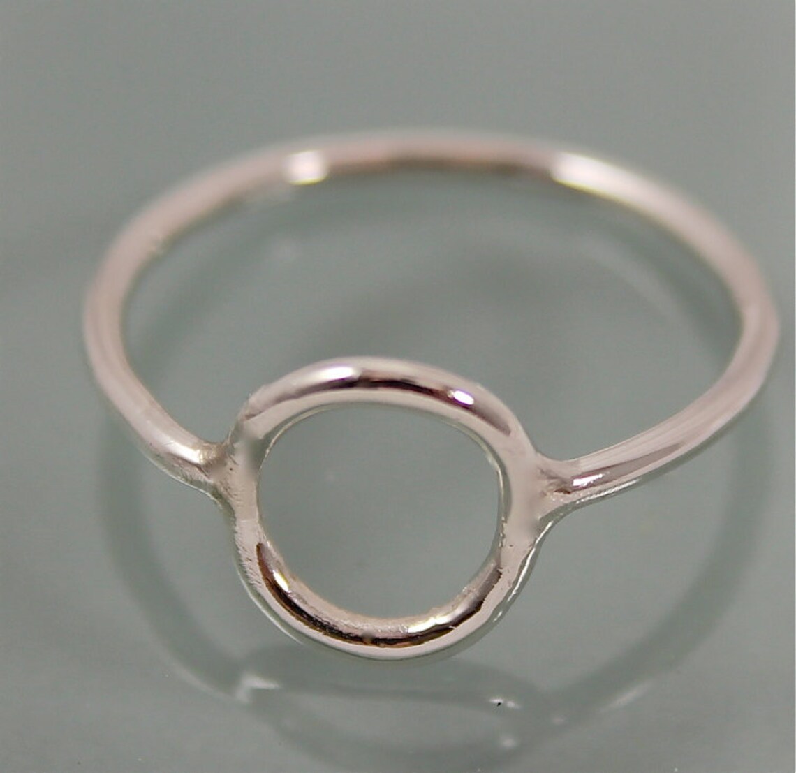 Circle Ring HOLIDAY SALE Black Friday 10mm Circle Geometric - Etsy