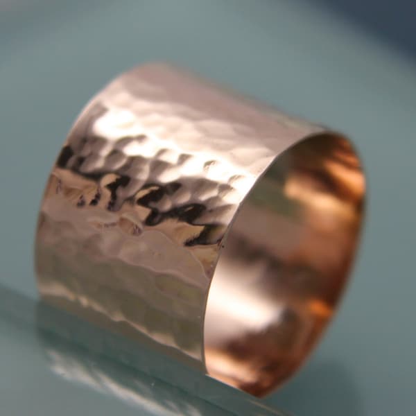 Wide Gold Ring - Etsy