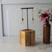 ONE Earring Display T Stand - Spalted Walnut - Natural Wood Earring ...