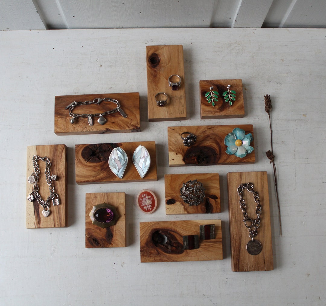 10 Natural Jewelry Display Boards - Necklace Bracelet Ring Display ...
