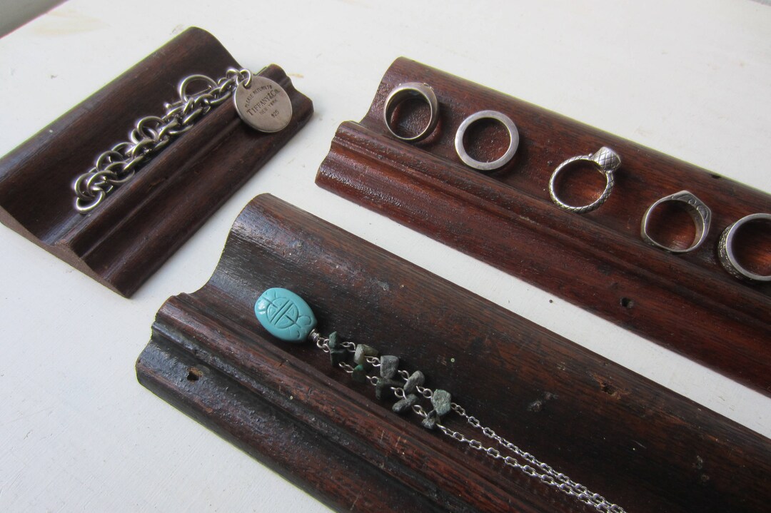 ONE Oak Ring Display Block Your Choice of Length 4" 8" 12" Bracelet ...