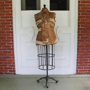 Antique Acme Dress Form With Cage 1921 Layered Paper & | Etsy