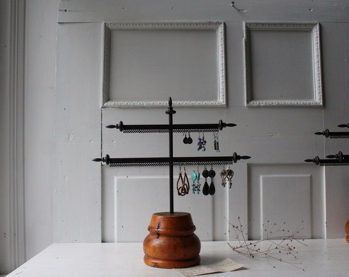 ONE Earring Display 2-tier Metal T-bar Organizer - Architectural ...