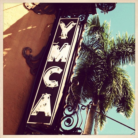 Historic YMCA Sign St. Petersburg, Florida Photo Print - 8" X 8" - Etsy