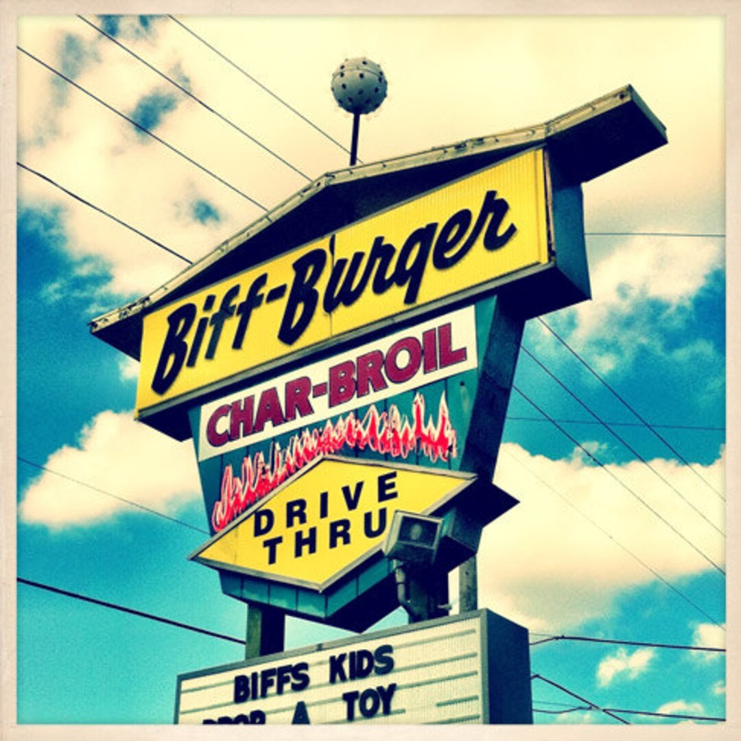 Biff-burger Restaurant Sign St. Petersburg, Florida Photo Print - 8" X ...