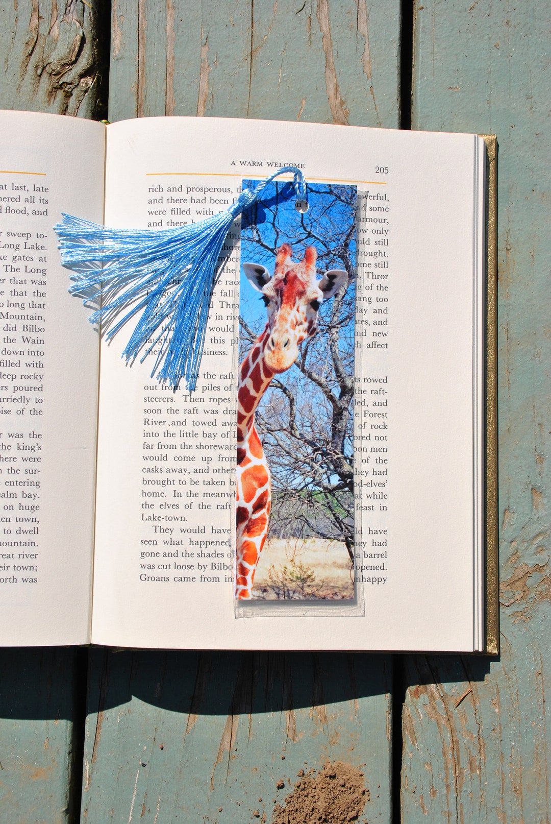 Giraffe Grin Photo Bookmark - Etsy