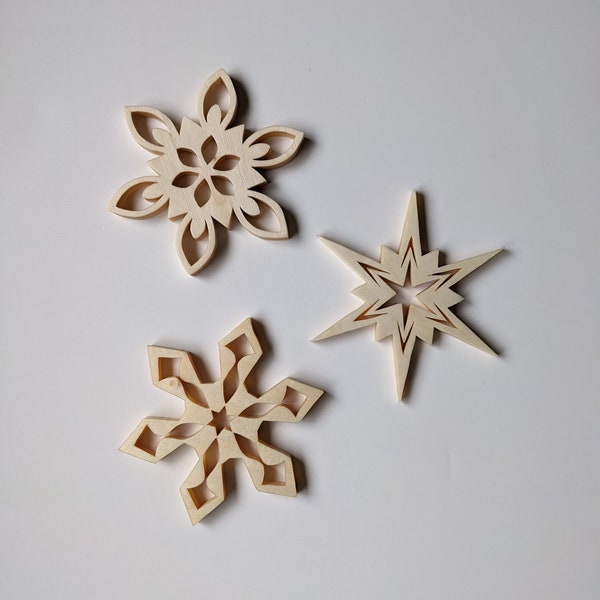 Scroll Saw Snowflake - Etsy