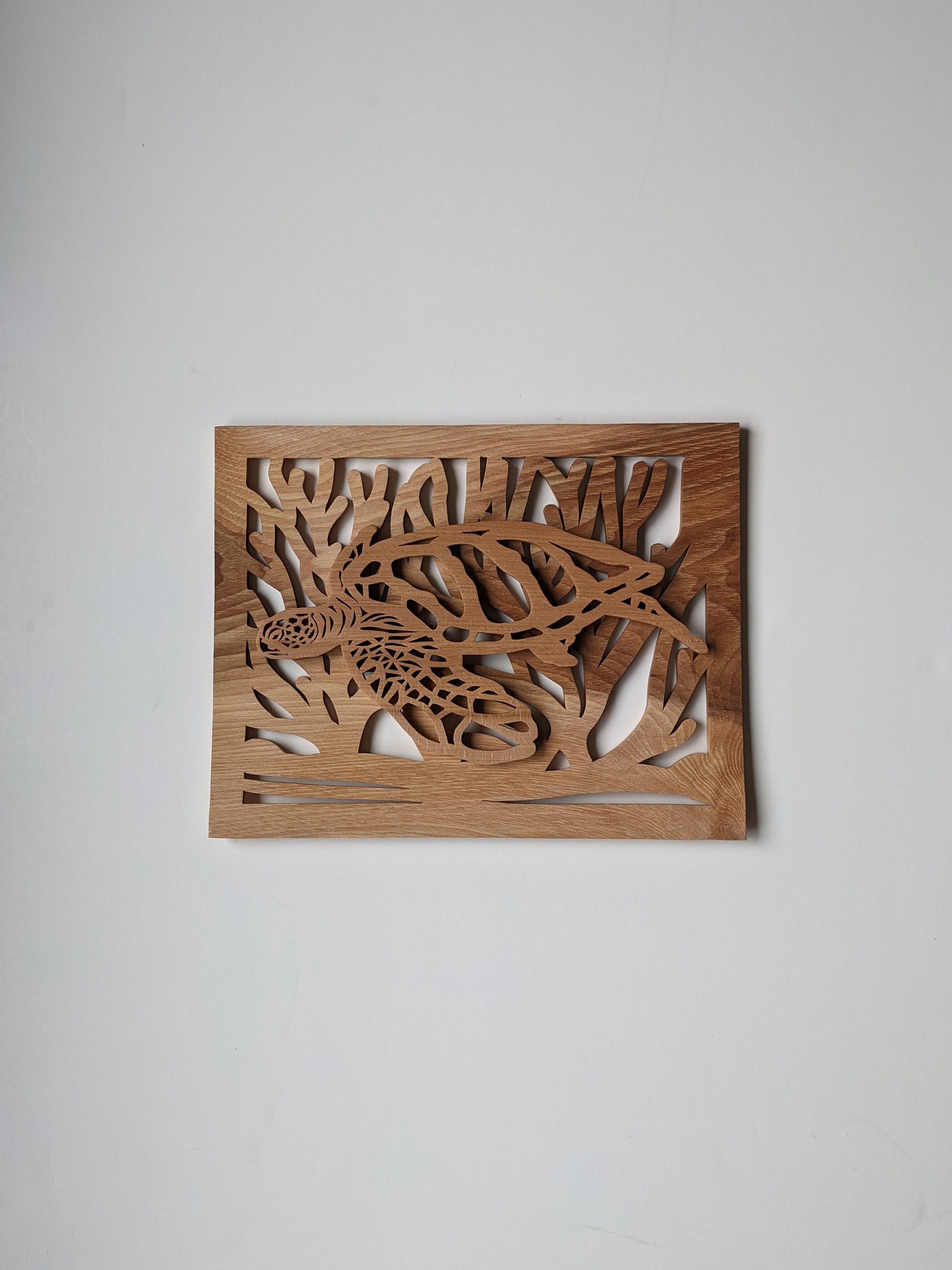 Sea Turtle With Two Backgrounds Scroll Saw Pattern FIS-104 pdf, Jpg - Etsy