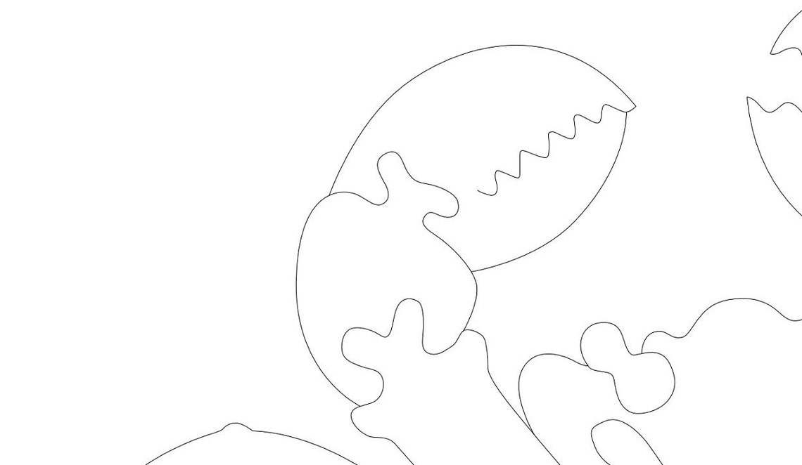 Crab Decorative Scroll Saw Puzzle Pattern FIS-135 pdf Jpg - Etsy