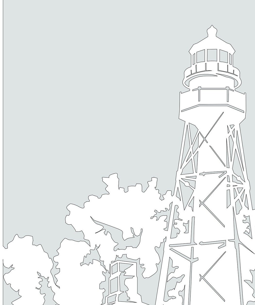 Sanibel Lighthouse Scroll Saw Pattern FIS-166 pdf, Jpg - Etsy