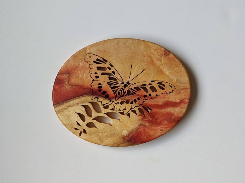 Butterfly Oval Scroll Saw Pattern FIS-016 pdf, Jpg - Etsy