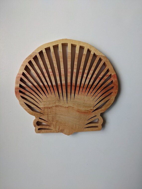 Fan Scallop Seashell Trivet Scroll Saw Pattern FIS-003 pdf | Etsy