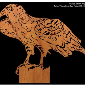 Turkey Vulture Scroll Saw Pattern FIS-185 pdf Jpg - Etsy