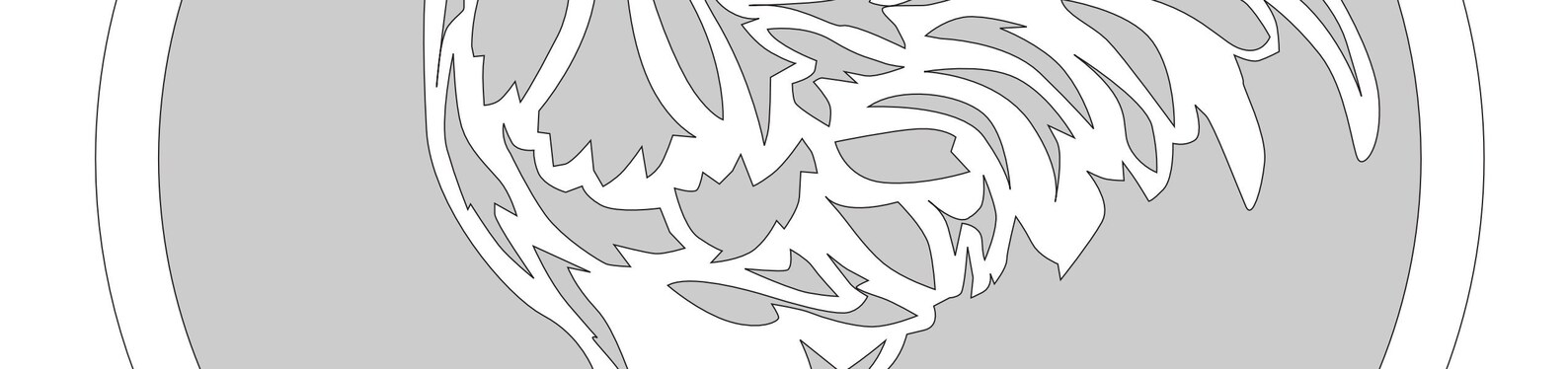 Rooster Oval Scroll Saw Pattern FIS-052 pdf Jpg - Etsy