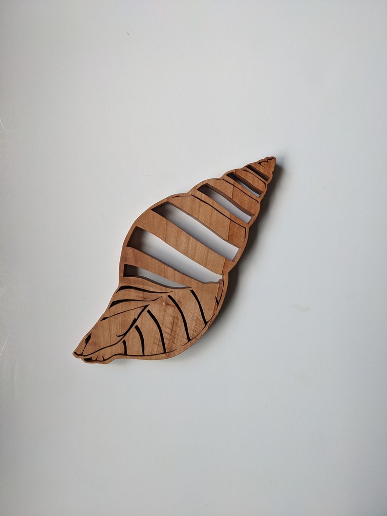 Banded Tulip Seashell Scroll Saw Pattern FIS-006 pdf Jpg - Etsy