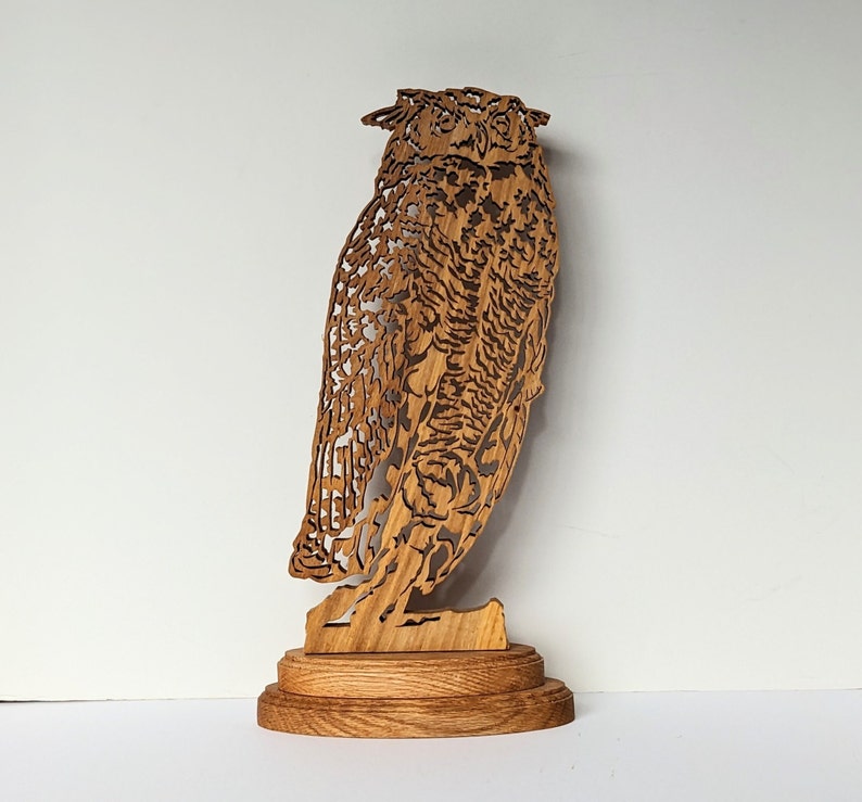 Eagle Owl Scroll Saw Pattern FIS-180 pdf, Jpg - Etsy