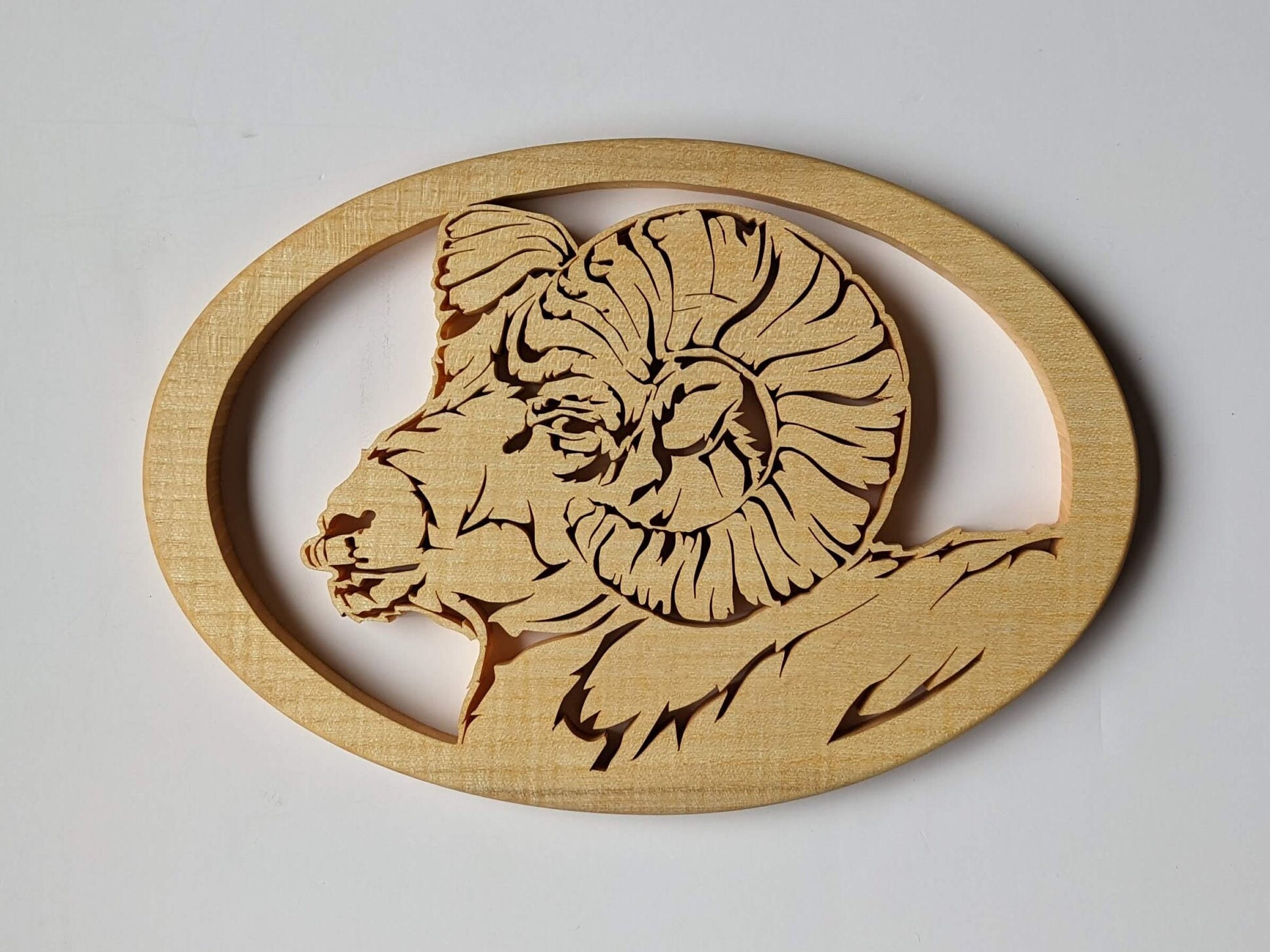 Bighorn Sheep Scroll Saw Pattern FIS-140 pdf, Jpg - Etsy