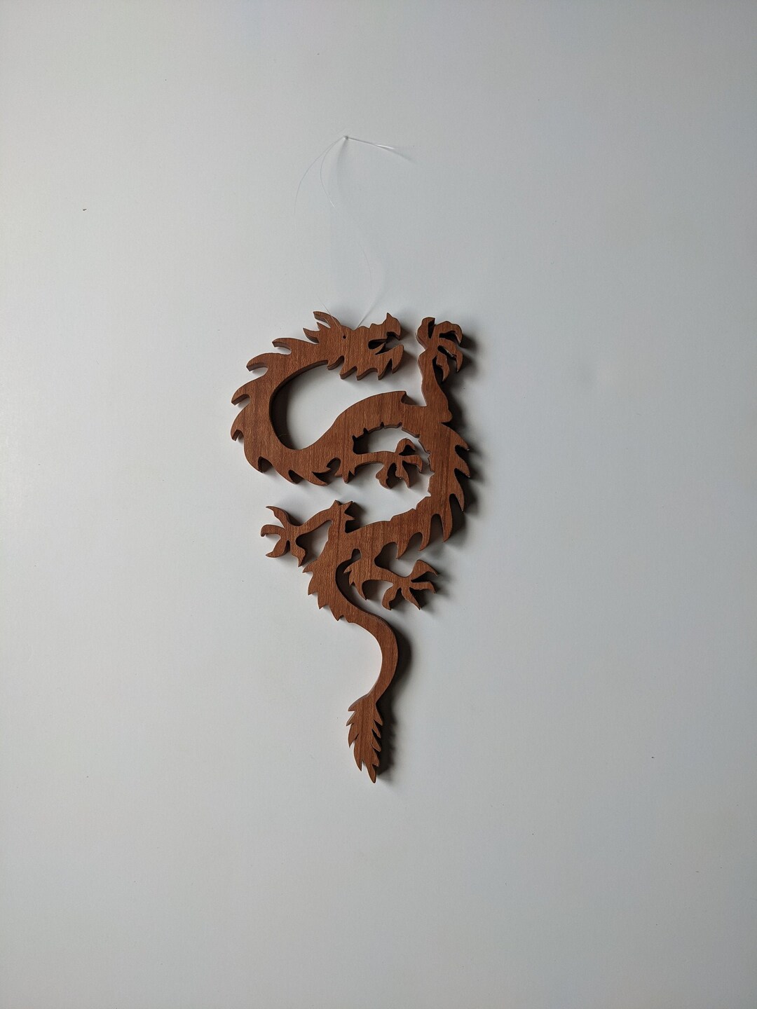 Simple Asian Dragon Scroll Saw Pattern FIS-026 pdf, Jpg - Etsy
