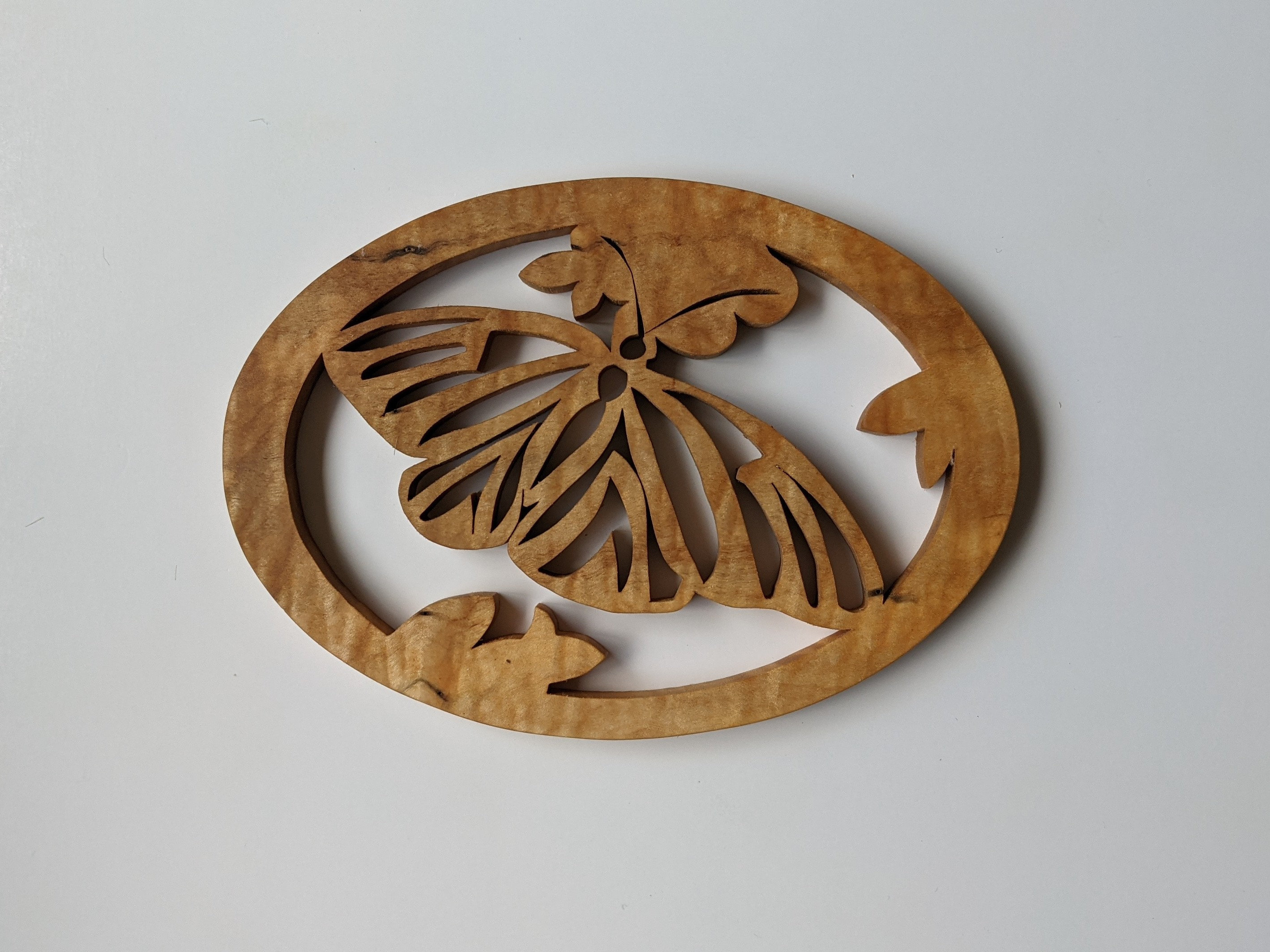 Butterfly Oval Scroll Saw Pattern FIS-004 pdf, Jpg - Etsy