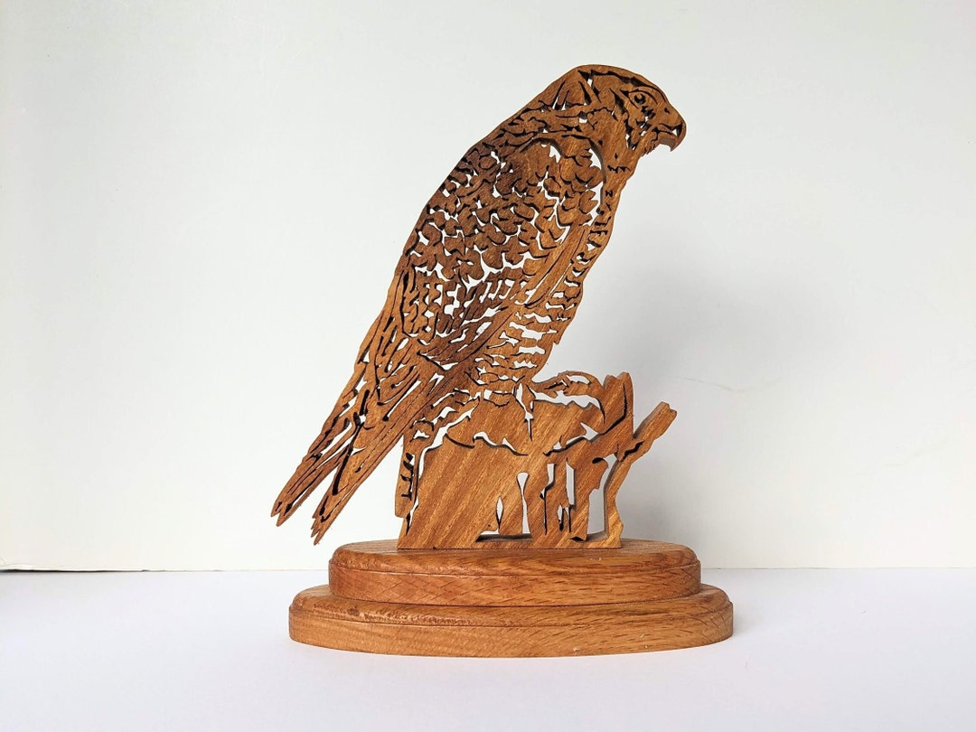 Peregrine Falcon Scroll Saw Pattern FIS-163 pdf, Jpg - Etsy