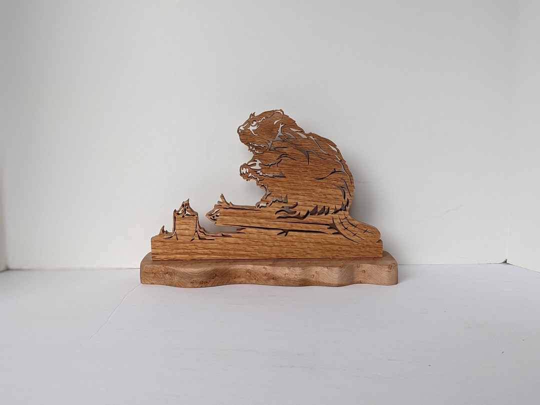 Beaver Scroll Saw Pattern FIS-106 pdf, Jpg - Etsy