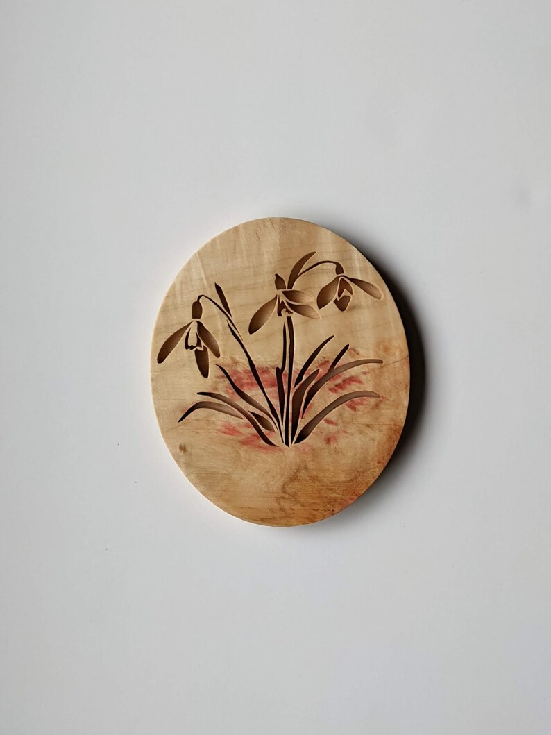 Snowdrop Flower Scroll Saw Pattern FIS-037 pdf, Jpg - Etsy