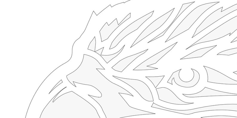 Bald Eagle Head Scroll Saw Pattern FIS-159 pdf, Jpg - Etsy