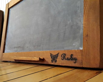 Rustic Wood Framed Chalkboard Kitchen Chalkboard Hanging | Etsy
