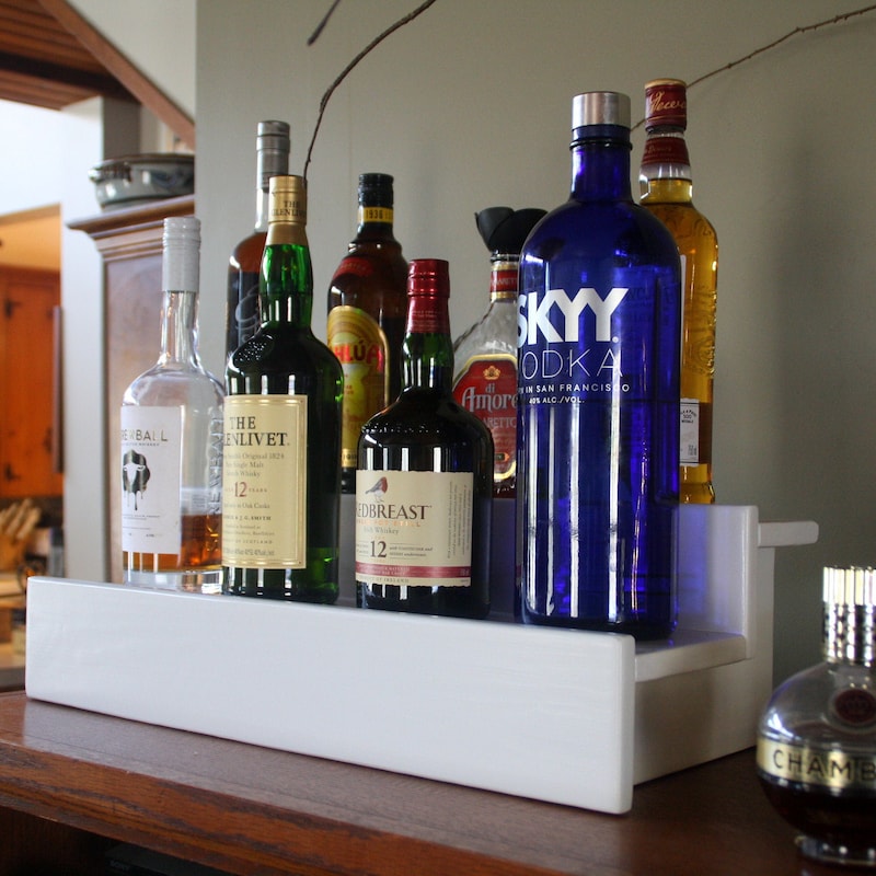 Tiered Bar Shelf - Etsy