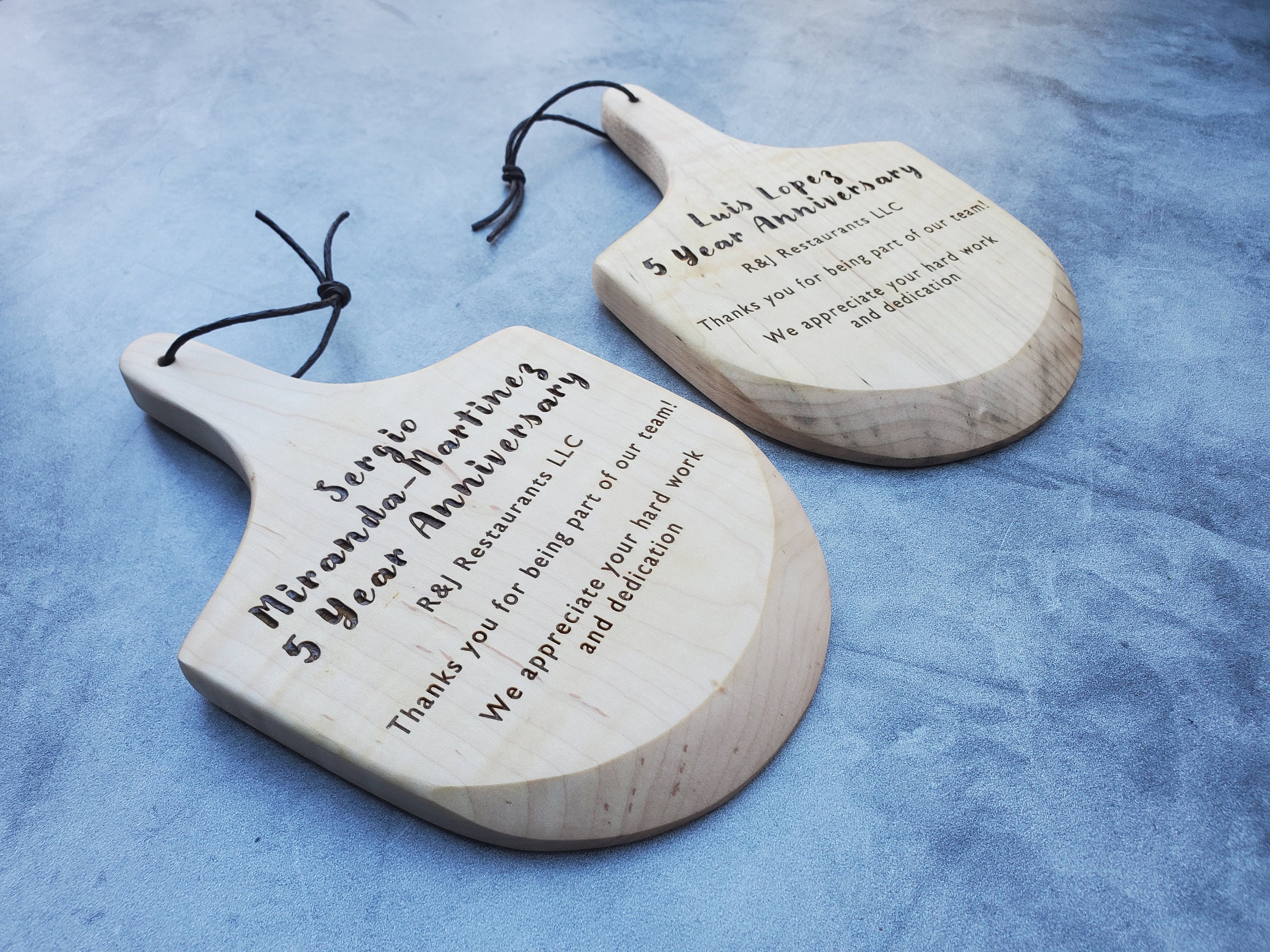 Personalized Pizza Award Peel Replica - Half Scale, Oak, Maple or Beech ...