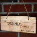 Hanging Rustic Wood Sign Large-long Personalized Gift Hand Engraved ...