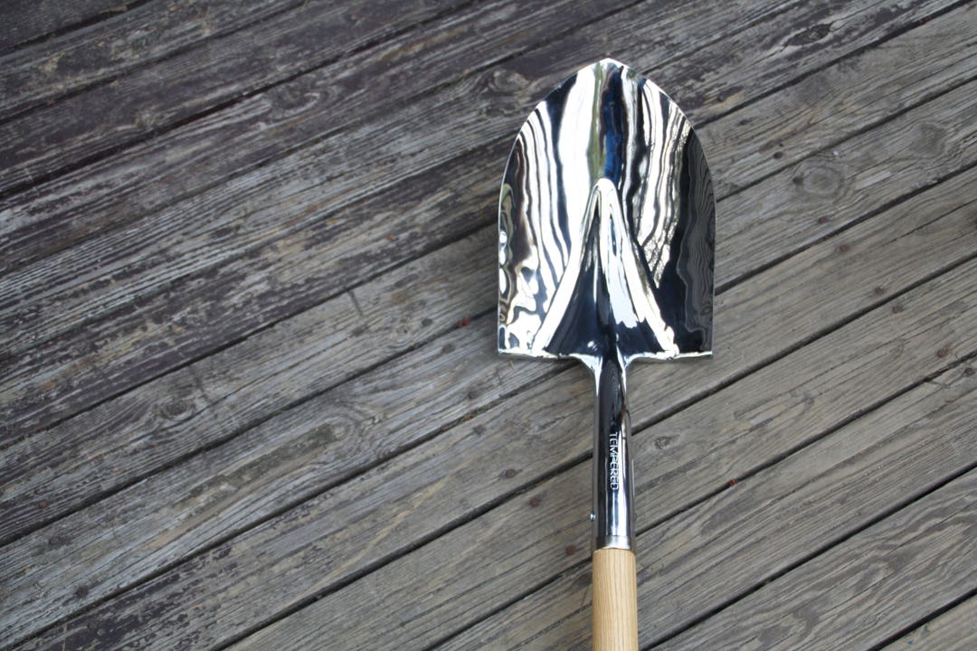 Hand Engraved Chrome Plated Ceremonial Shovel – Groundbreaking Gift - Etsy