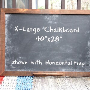 Rustic Wood Framed Chalkboard- Kitchen Chalkboard- Hanging Chalkboard ...
