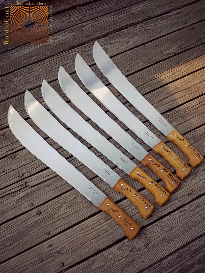 Personalized Machete Engraved Groomsmen Gifts Zombie Gifts - Etsy