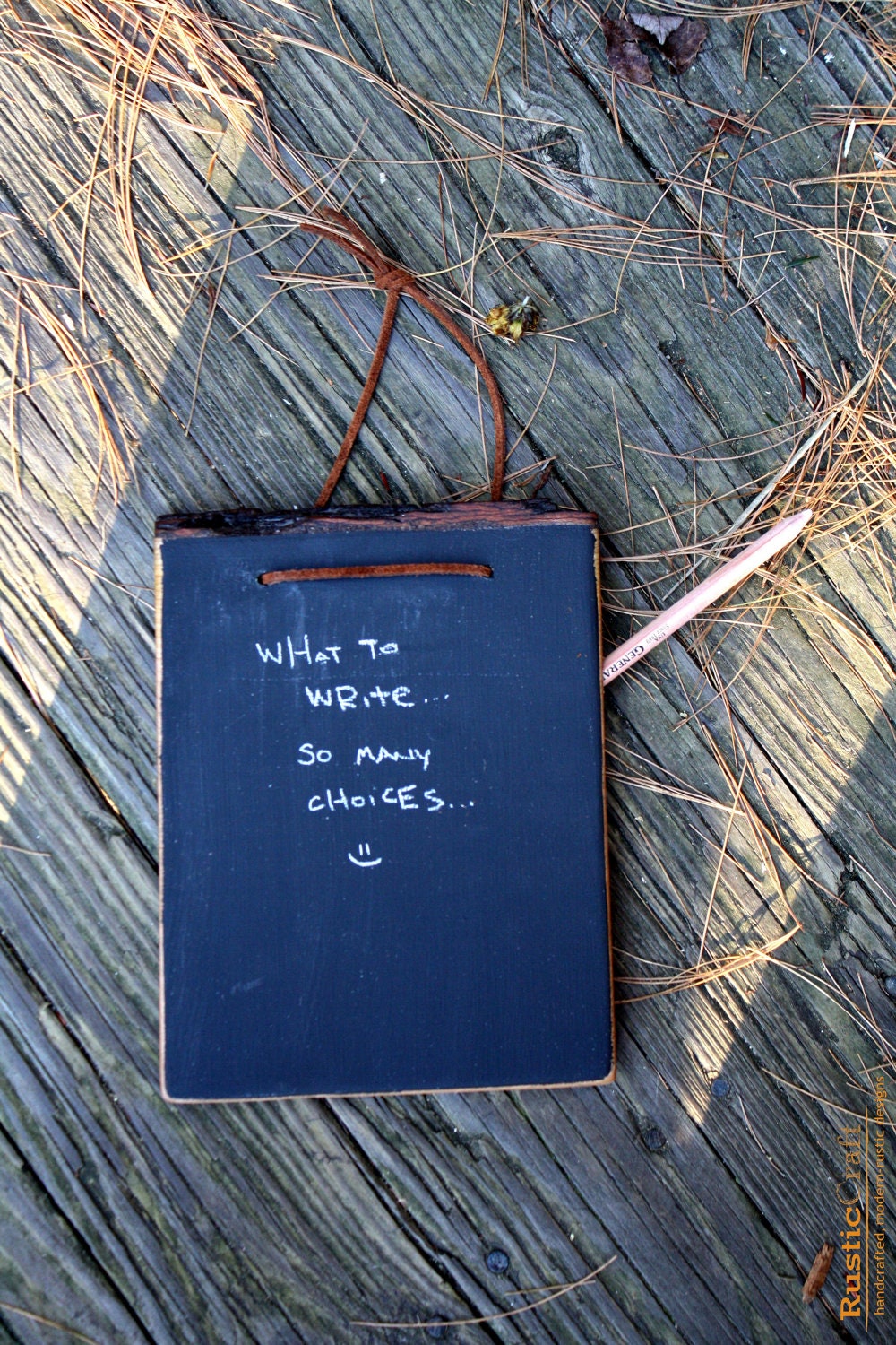 Kitchen Chalkboard Hanging Chalkboard Tablet Medium Cherry - Etsy