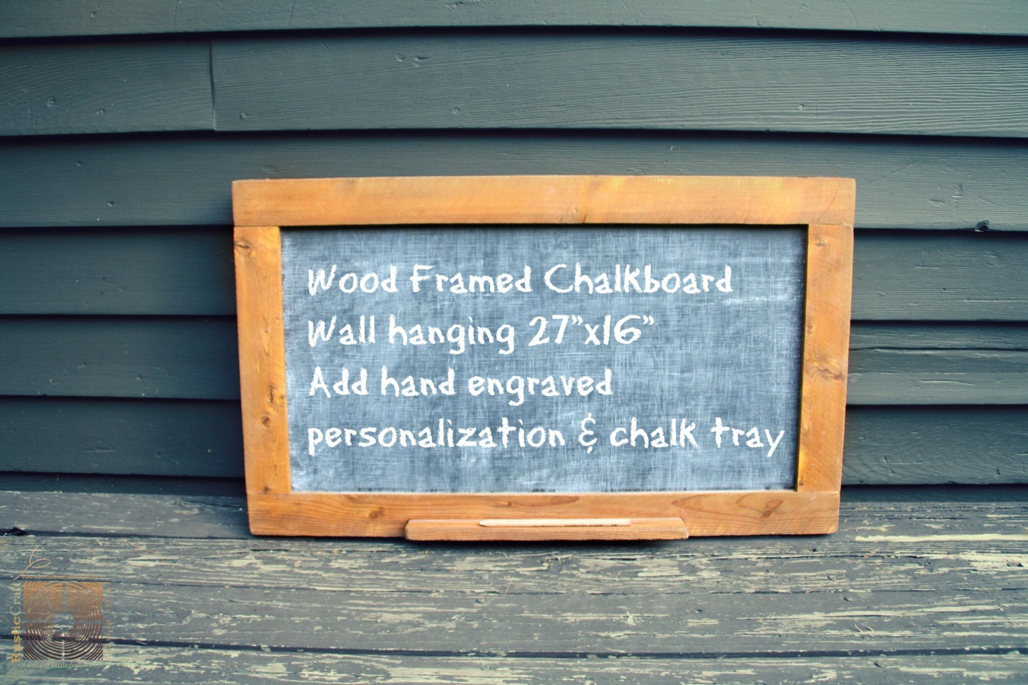 Large Kitchen Chalkboard Rustic Wood Hanging Chalkboard | Etsy